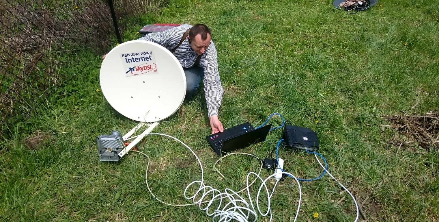 Montaż internet satelitarny TOOWAY - Lublin